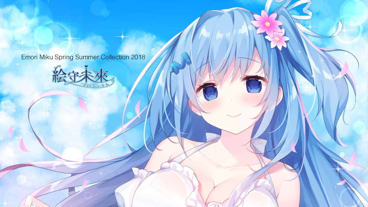 miko 92 emori miku project emori miku cleavage wallpaper | #455541 | yande.re